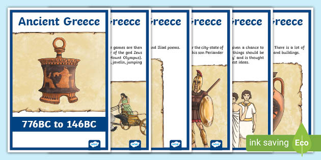 Ancient Greece Timeline Posters