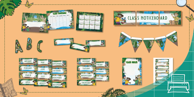 Explorer | Display & Calendars Bumper Pack | Classroom Display ...