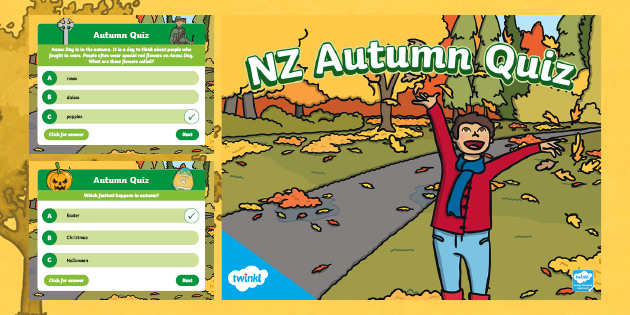 NZ Autumn Quiz (teacher made)