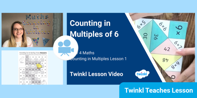 FREE! - 👉 Year 4 (Ages 8-9) Counting in Multiples: Video Lesson 1