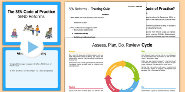SEN Reforms Training Pack Secondary (teacher made)