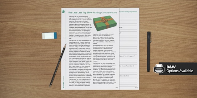 Television Reading Comprehensions | twinkl.ca
