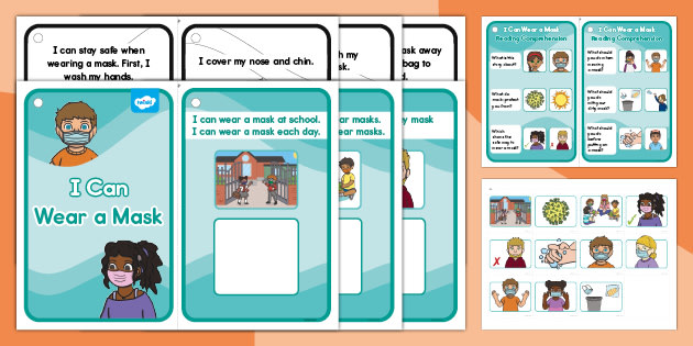 I Can Wear a Mask Adapted Reader