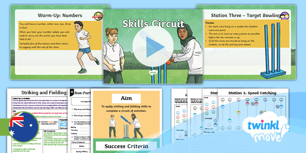 Move PE Y6 Striking and Fielding Lesson 6: Skills Circuit