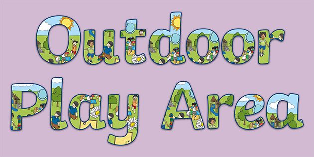 👉 Outdoor Play Area Display Title