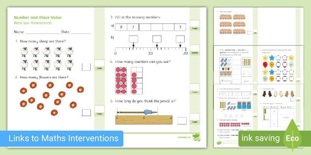 👉 Year 2 Number and Place Value Baseline Assessment