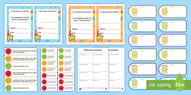 Marking Tray Labels Pack (teacher made)