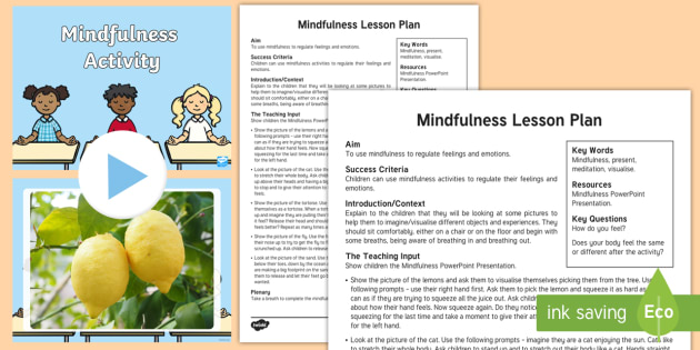 Mindfulness Senses PowerPoint (teacher made)