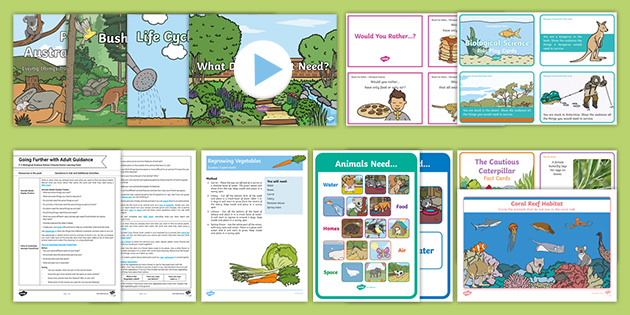 FREE! - F-2 Biological Sciences Australian Curriculum School Closure Home