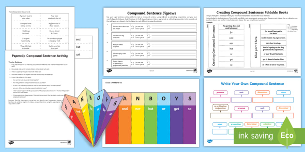Conjunction Worksheets & Interactive Games Resource Pack