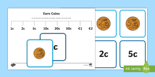 Junior Infants Coin and Coin Values Sorting Cards