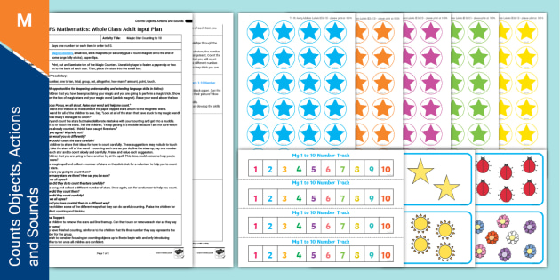 EYFS Magic Stars Counting to 10 Adult Input Plan & Resources