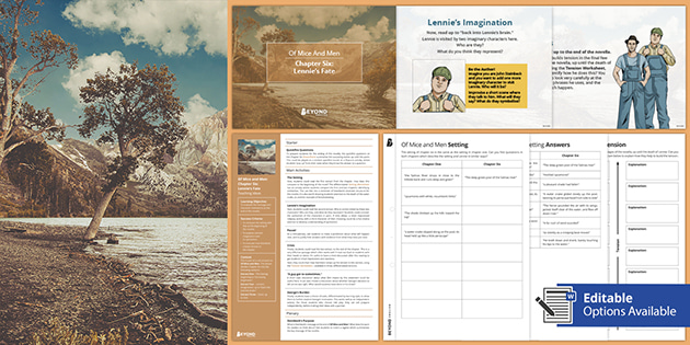 FREE! - Of Mice and Men Chapter 6 | KS3 English Literature | Beyond