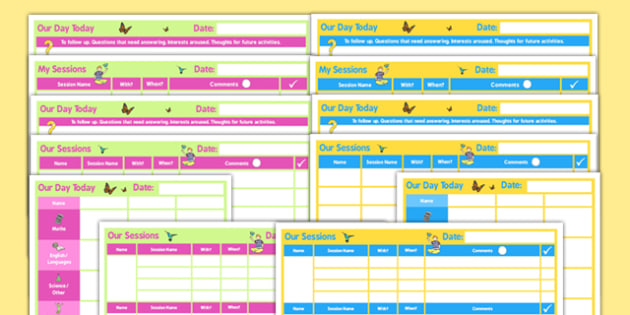 SEN Home Educator Planners (teacher made)