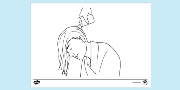 FREE! - Treating Head Lice Colouring Sheets | Colouring Pages