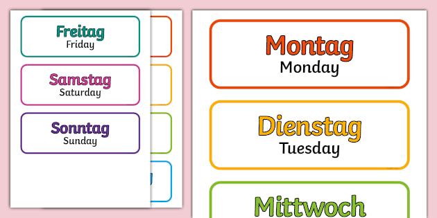 Days of the Week | twinkl.com.au