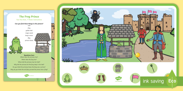 The Frog Prince Can You Find...? Poster and Prompt Card Pack