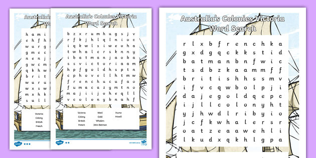 Crash Course Podcast Australia's Colonies Victoria Differentiated Word ...