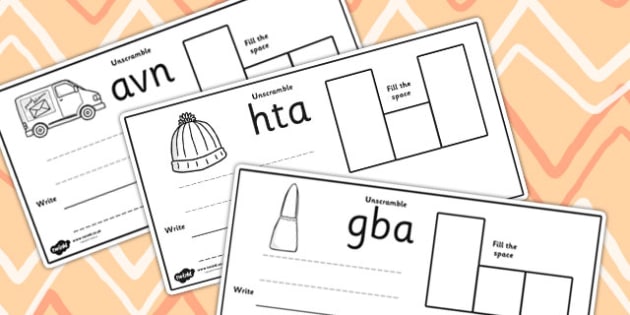 CVC Spelling Cards A (teacher made)