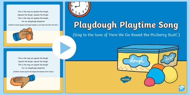 Playdough Playtime Song PowerPoint