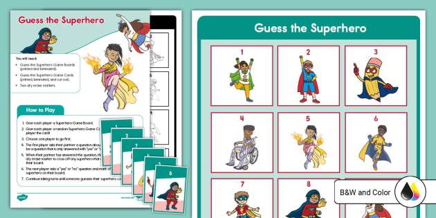 Guess That Superhero Level 6 Game Solver