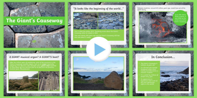 The Giant's Causeway PowerPoint (teacher made)
