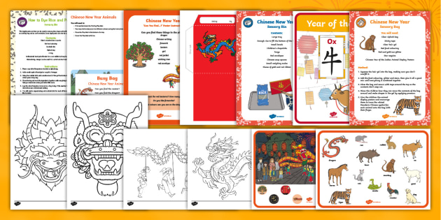 Kindergarten Chinese New Year Resource Pack (Ages 0-2)