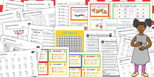 KS3 Maths Addition Catch Up Resource Pack (teacher made)