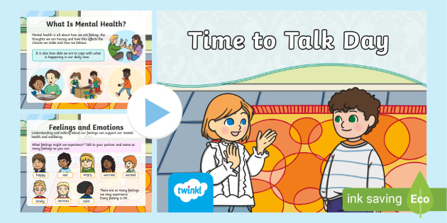 Time to Talk Day Lesson Presentation | Mental Health
