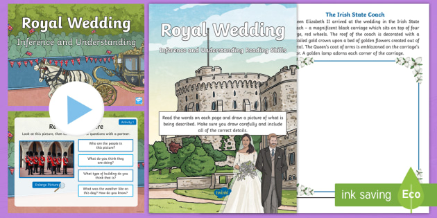 KS2 Royal Wedding Inference and Understanding Activity Pack