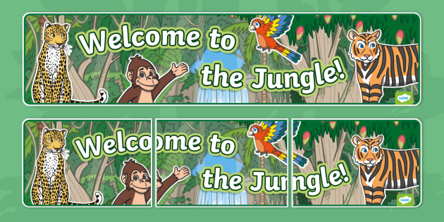 Jungle Decorations | twinkl.co.uk