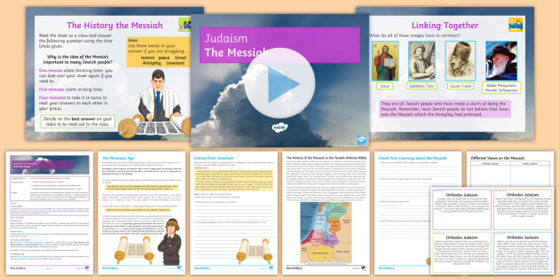 Judaism: The Messiah Lesson Pack (teacher made)