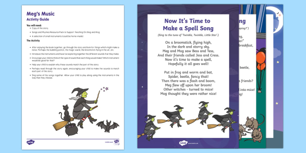 Meg's Music Busy Bag Resource Pack for Parents