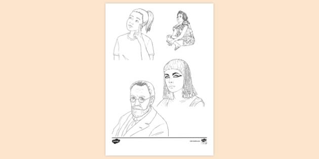 FREE! - People Colouring Page | Colouring Sheets