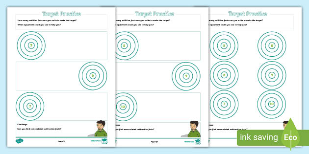 👉 Target Number Activity (Teacher-Made)