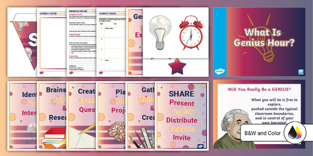 Genius Hour Project Pack (teacher made)