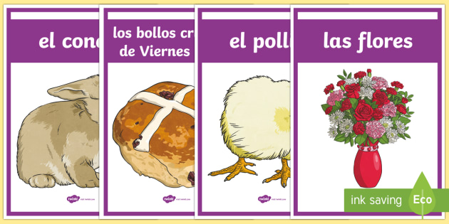 Easter Spanish Display Posters
