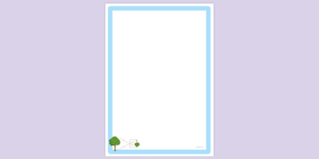 FREE! - Pinhole Camera Page Border | Page Borders | Twinkl