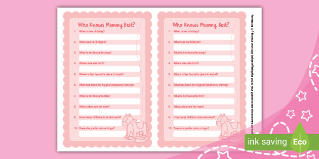 Baby Shower Games | twinkl.co.uk