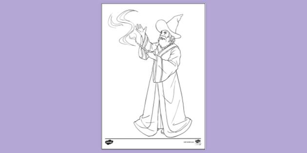 FREE! - Printable Fantasy Colouring | Colouring Sheets