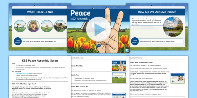 KS2 Peace Assembly Pack (teacher made)