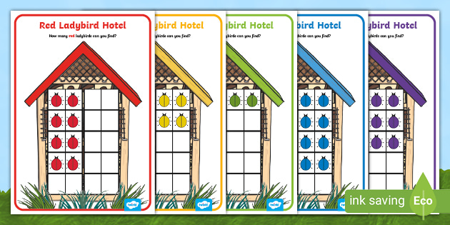 👉 Ladybird Colours Sort and Count Activity (teacher made)
