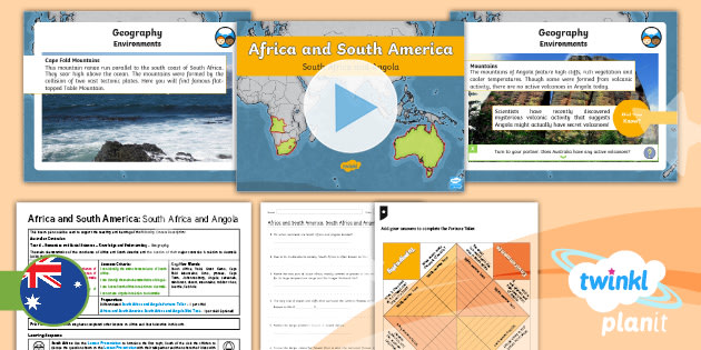 Year 4 HASS Geography Africa and South America Lesson 3