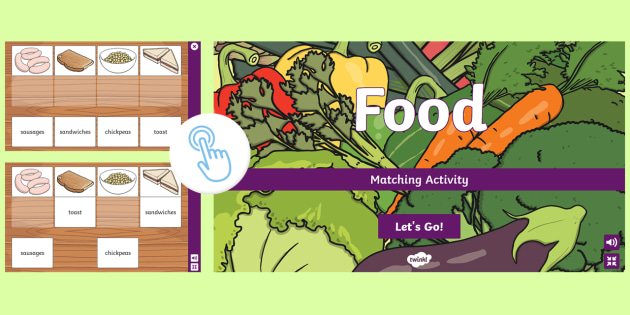 Interactive Food Matching Activity | Twinkl Go!