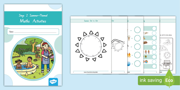 Stage 2 Summer Maths Activity Booklet (teacher made)