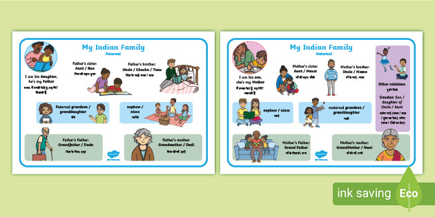 My Indian Family (teacher made)