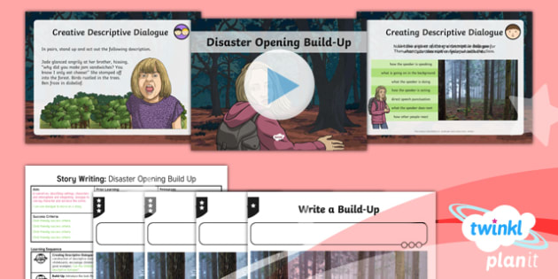 Extreme Earth: Earthquakes and Volcanoes Lesson Pack Story Writing (3)