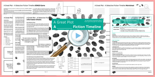 GCSE A Great Plot: A Detective Fiction Timeline Lesson Pack