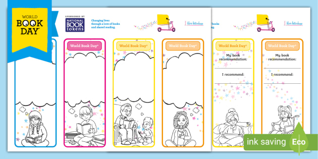 FREE! - Printable World Book Day Bookmarks - World Book Day - Twinkl