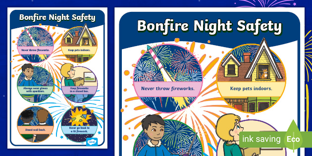 Firework / Bonfire Night Safety Posters - Display Resource